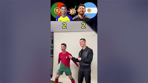 Cristiano Ronaldo Versus Lionel Messi Funny Moments Youtube
