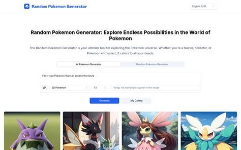 Random Pokemon Generator使用入口地址 Ai网站最新工具和软件app下载