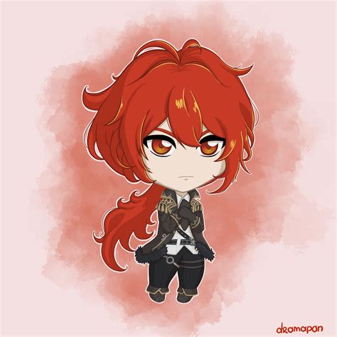 Chibi Diluc Scrolller