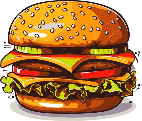 Premium Vector Vectorized Burger Array Delicious Burger Vectors