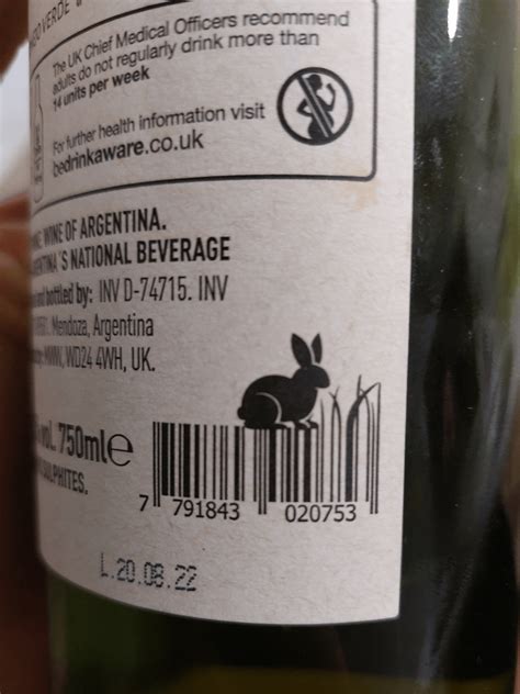 Cute Barcode On A White Wine Bottle Rbarcodeporn