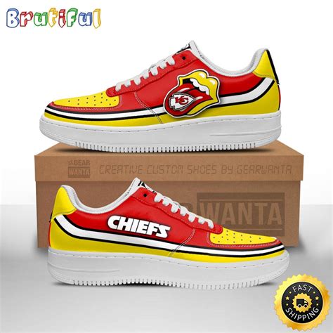 Nfl Kansas City Chiefs Air Force 1 Shoes Sexy Lips For Fans
