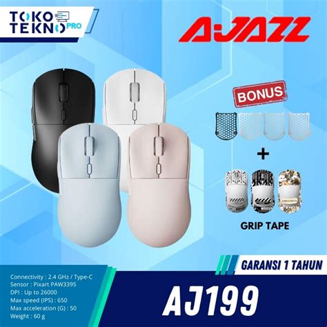 Jual Ajazz Aj199 Aj 199 Wireless Lightweight Gaming Mouse Shopee