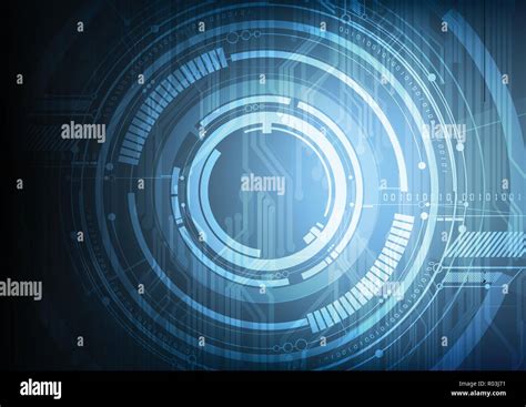 Vector Abstract Future Technological Digital Interface Background