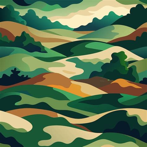 Army Pattern Background Premium Ai Generated Vector