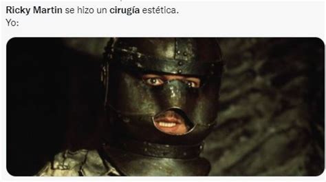 Los Memes Del Nuevo” Rostro De Ricky Martin Mx Bits
