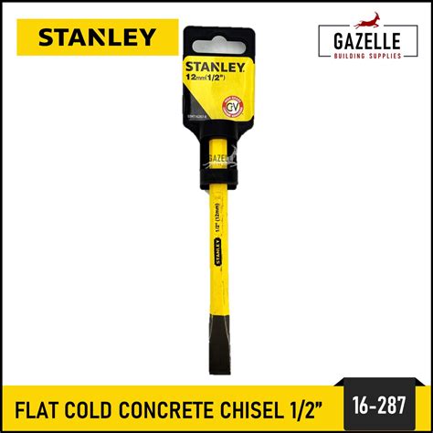 Stanley Flat Cold Concrete Chisel 12 58 34 78 1 16 287