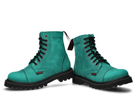 Glany Shark Nagaba 8h Szmaragdowy Crazy Skórzany Glany Shark Nagaba