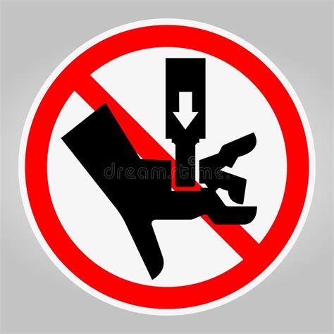 Caution Symbol For Injuries From Sharp Objects In Industrial Settings
