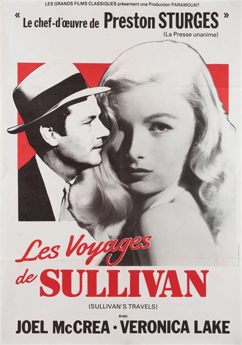 Sullivans Travels Original R1970s French Half Grande Movie Poster