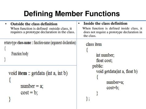 Define Template Member Function Outside Class At Dorothy Bufkin Blog