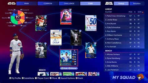 All Time Cubs Theme Team Rmlbtheshow