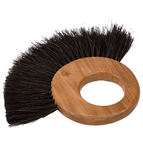 Lot De 2 Brosses Rondes En Bois De Teck Et Fibre De Coco Lofi 02