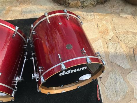 Ddrum Dios Maple Double Bass 7pc Drum Set Kit Used By Megadeth With Co