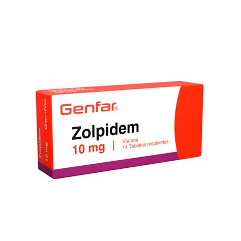 Zolpidem 10mg Tabletas Genfar Sa La Detección Temprana Salva Vidas