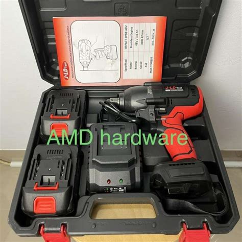 Jual Jld 88f Cordless Impact Wrench Torsi 550nm Bor Buka Sock Brushless Set Merek Monake Di