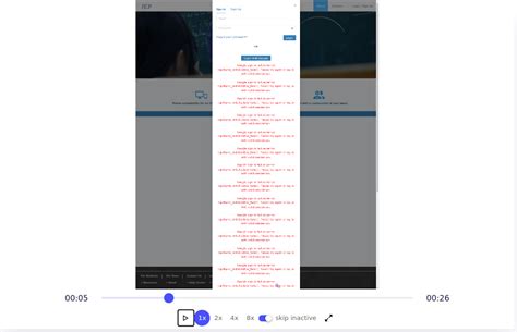 Rrweb Player Is Not Faithfully Reproducing Web App Showing Certain