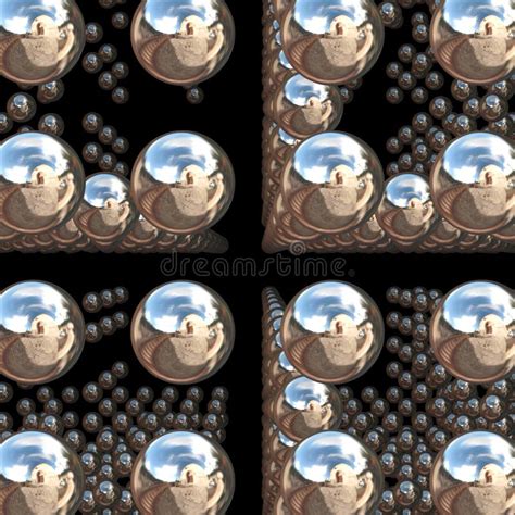 Crystal Metallic Perpetual Cell Stock Illustration Illustration Of