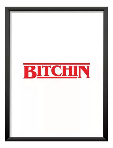 Poster Imprimible Stranger Things Bitchin Series Deco Eleven Cuotas