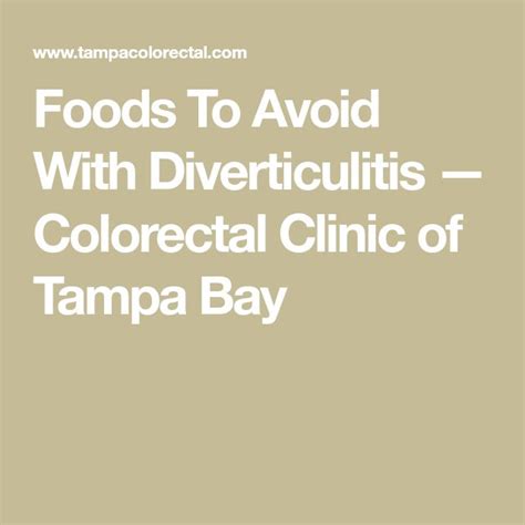 Pin On Diverticulatis