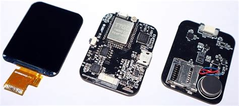 diy smartwatch with multiple watch faces heart rate sensor compass games