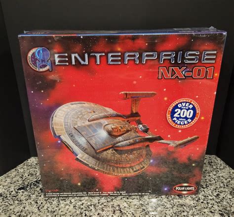 Enterprise Nx 01 Model Kit Star Trek Polar Lights 1 350 Mib New Ebay