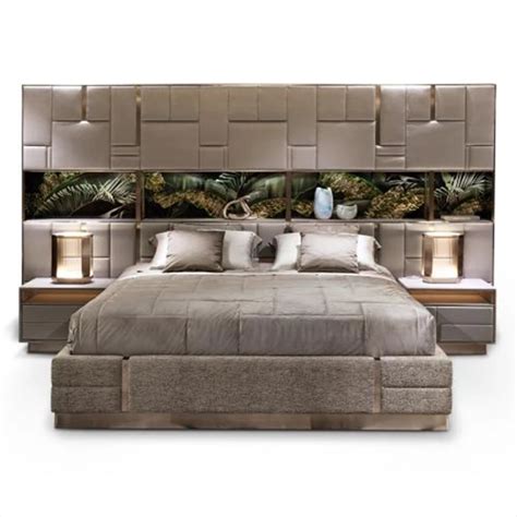 Moontop King Size Bed Frame Lux Leather Modern Double Bedroom King Size