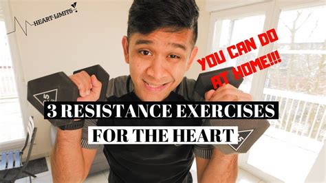 3 Home Resistance Exercises For The Heart Youtube