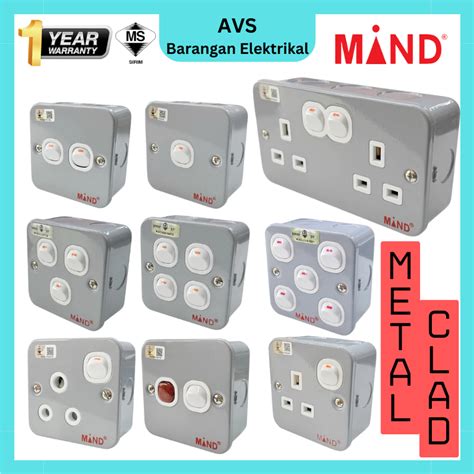 Mind Metal Clad Switch Socket Plug Socket Light Switch Wall Switch Wall
