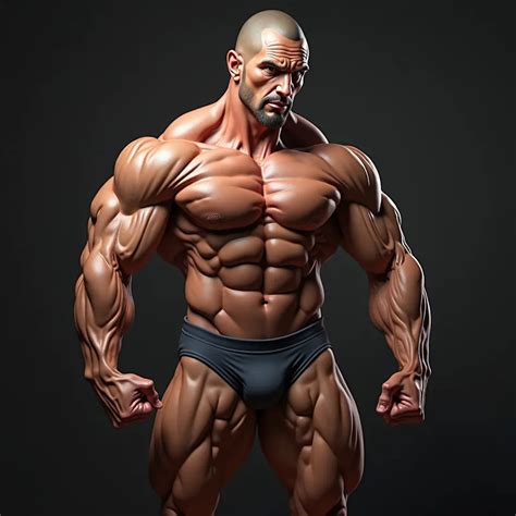 Photorealistic Muscled Bodybuilder Tangra Ai Image Generator