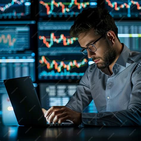 Premium Photo A Data Scientist Visualizing Machine Learning Computer