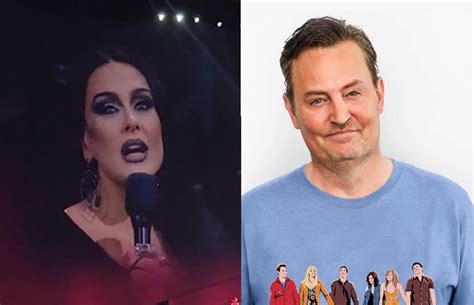 Adele Presta Homenagem A Matthew Perry De ‘friends Em Show Rock