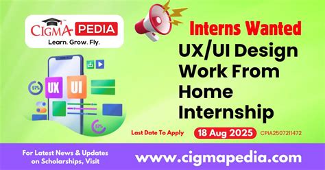 Uxui Design Work From Home Internship By Creatiwise How To Apply For