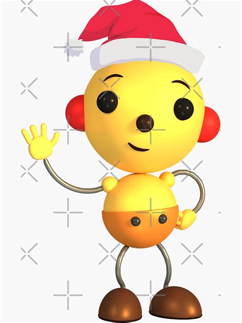 Rolie Polie Olie Christmas Sticker For Sale By David The M Redbubble