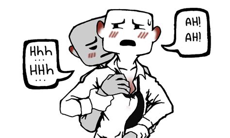 Rule 34 Anal Elsen Off Grey Skin Holding Wrist Implied Handjob Male