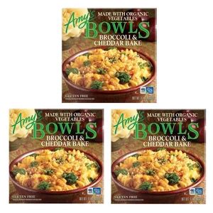 Amys 3ct95oz Each Gluten Free Frozen Broccoli And Cheddar Bake Meal