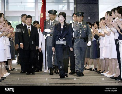 Yuriko Koike Japans Newly Appointed Minister Of Defense Is Applauded