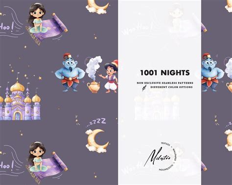 Aladdin Pattern Princess Jasmine Aladdin Nursery Textile Arabian