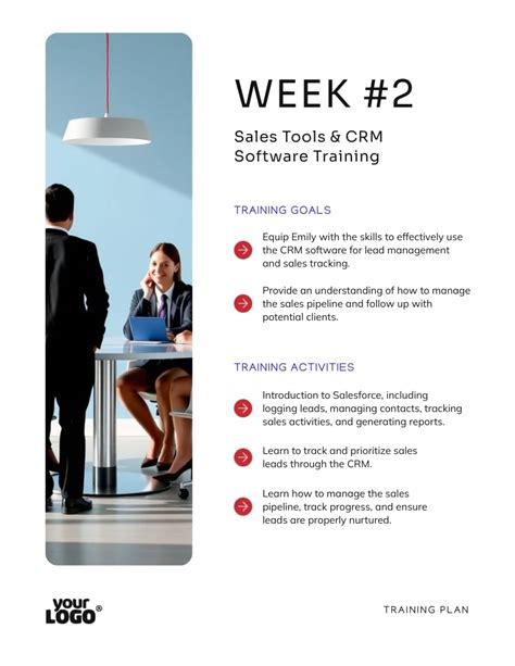 New Hire Sales Manager Training Plan Template Visme