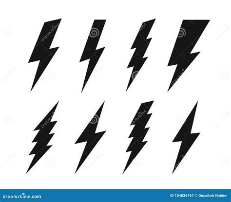 Rayo Del Sistema Del Vector Ilustración Del Vector Ilustración De
