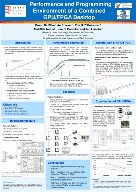 pdf performance and programming environment of a combined gpu fpga