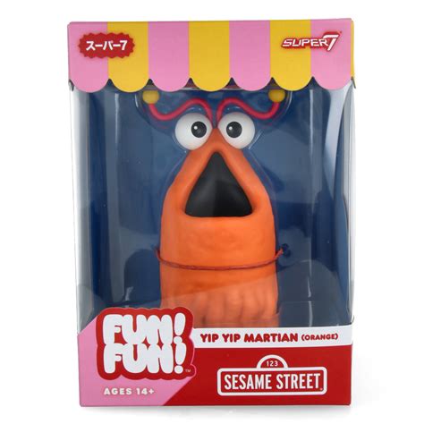 Yip Yip Martian Orange Sesame Street Fun Fun Super7 Figurines