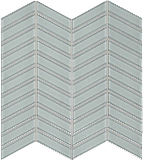 Element Cloud Chevron Glass Mosaic 1173 X 1173 Sheet Tiles Direct Store