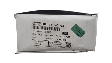 Arrow Cl11 Vc 03 C Series Entrance W Virgo Lever Design Bright Brass Garland Home Center