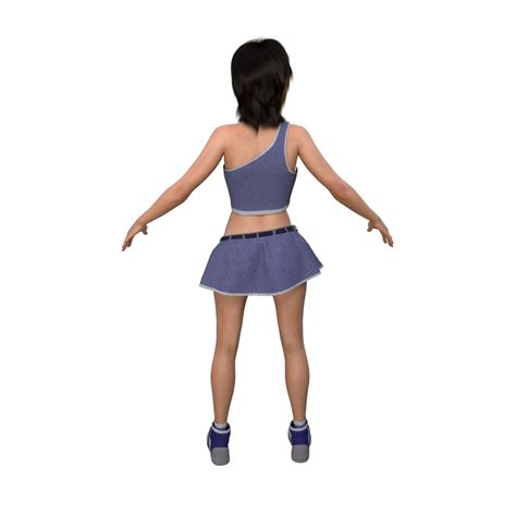 Artstation Danielle 3d Realistic Sexy Human Girl Game Ready Character Rig With Facial