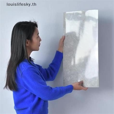 Llth ผนังอลูมิเนียม พลาสติกพร้อมสติ๊กเกอร์บอร์ดตกแต่งผนังแบบมีกาวในตัว