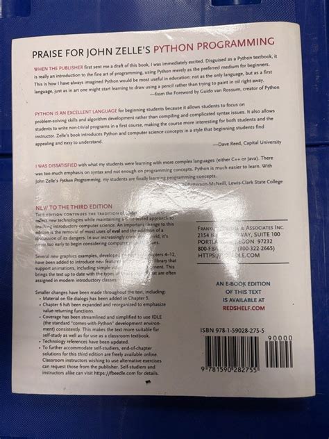 Python Programming An Introduction To Computer Science Third Edition