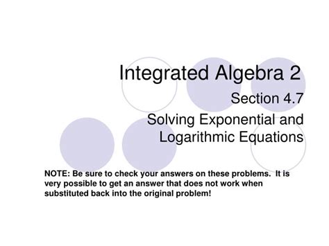 Ppt Integrated Algebra 2 Powerpoint Presentation Free Download Id 1910425