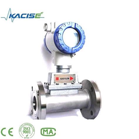 Flange Type Turbine Gas Flow Meter Digital Lpg Flow Meter With Explosive Proof Grade Exdiibt6