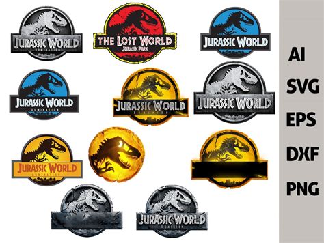 Jurassic World Dominion Template Svg Dinosaur Svg Tyrannosaurus Svg